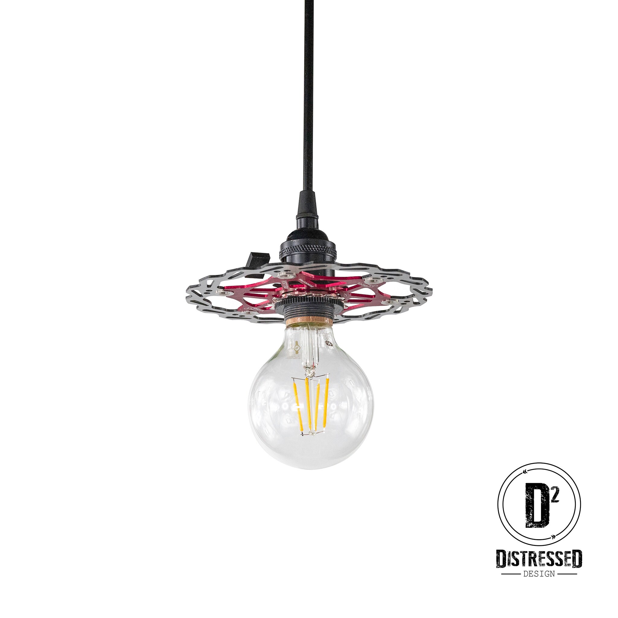 Bicycle Rotor Pendant - Etsy