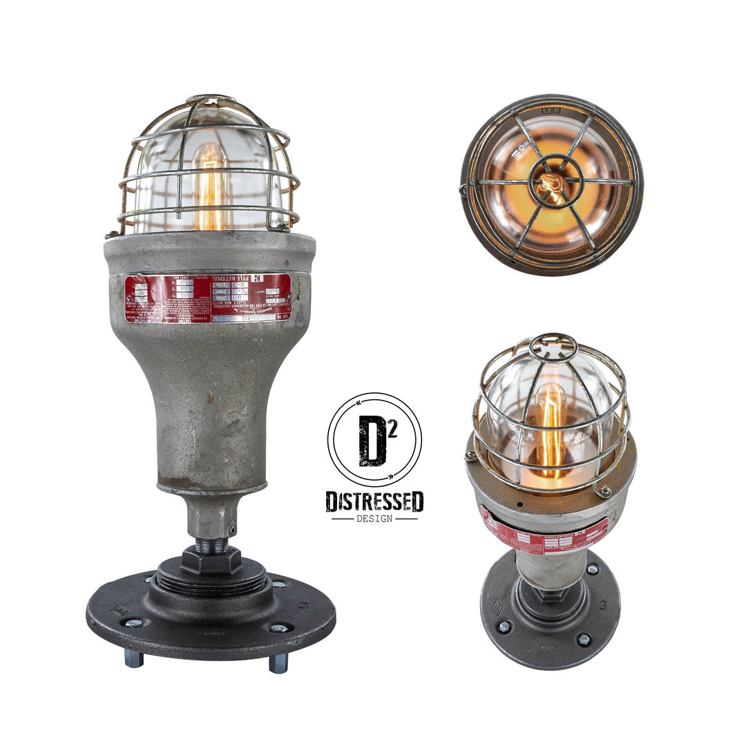 Industrial Dome Table Lamp - Only One Available - Etsy