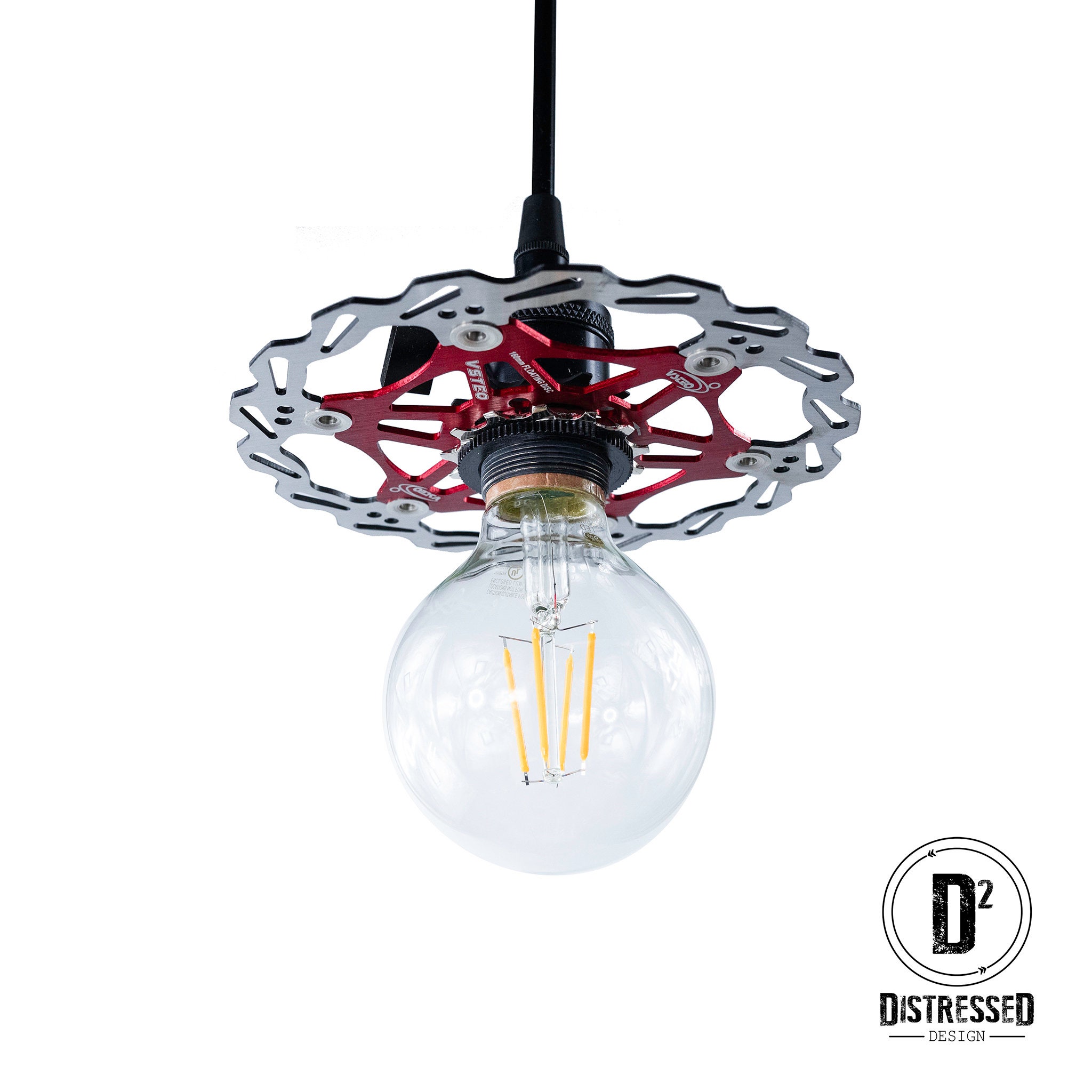 Bicycle Rotor Pendant - Etsy