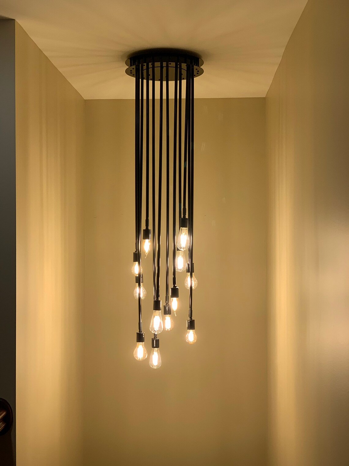 Rod Chandelier | Etsy