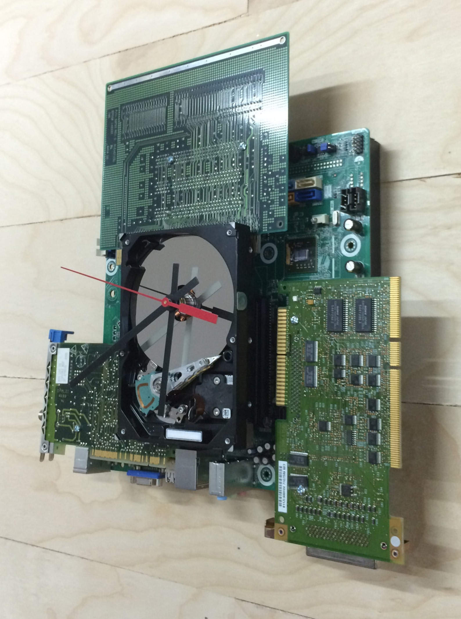 Hard Drive & Motherboard Clock | Etsy