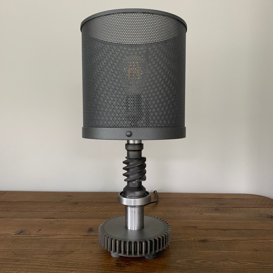 Industrial Gear Lamp 1 | Etsy