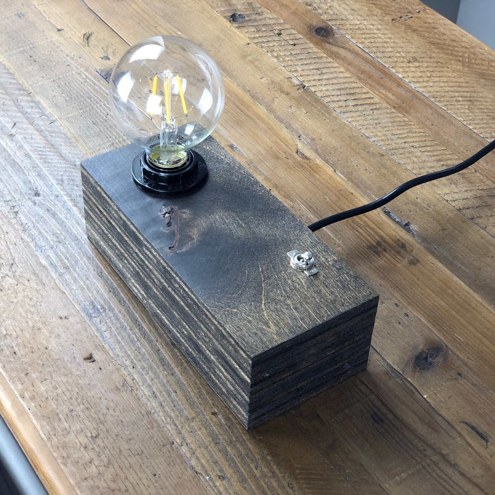Block Lamp - Etsy