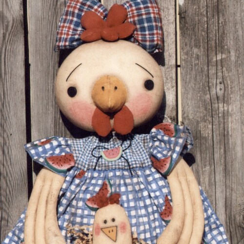 Spring Chicken Pattern Chicken E-PATTERN Primitive Pattern - Etsy