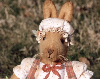 Primitive PATTERN Prim Bunny With His Basket Pants | Etsy