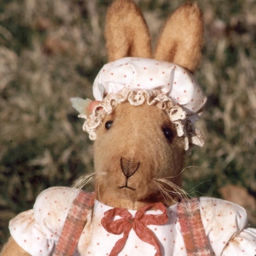Primitive PATTERN Prim Bunny With Her spring - Etsy