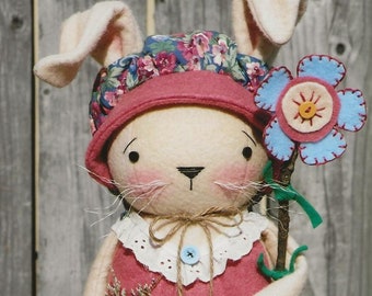 ETBC180 Prim Rabbit Bunny Prissy Epattern - Etsy