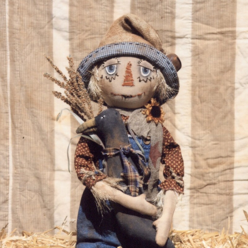 Primitive Scarecrow Doll - Etsy