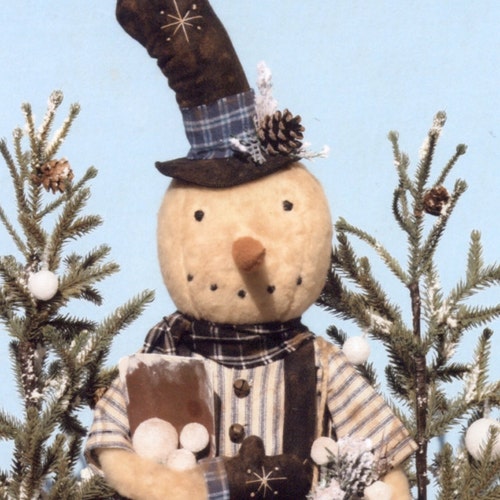 Primitive PATTERN Ye Olde Snow Collector | Etsy