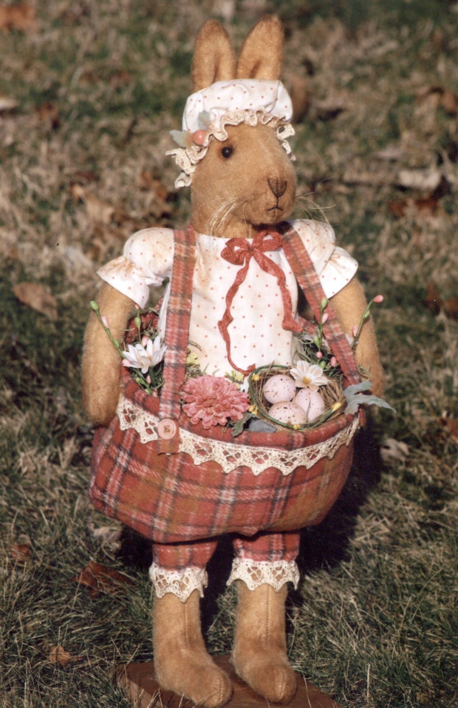 Primitive PATTERN Prim Bunny With Her spring - Etsy