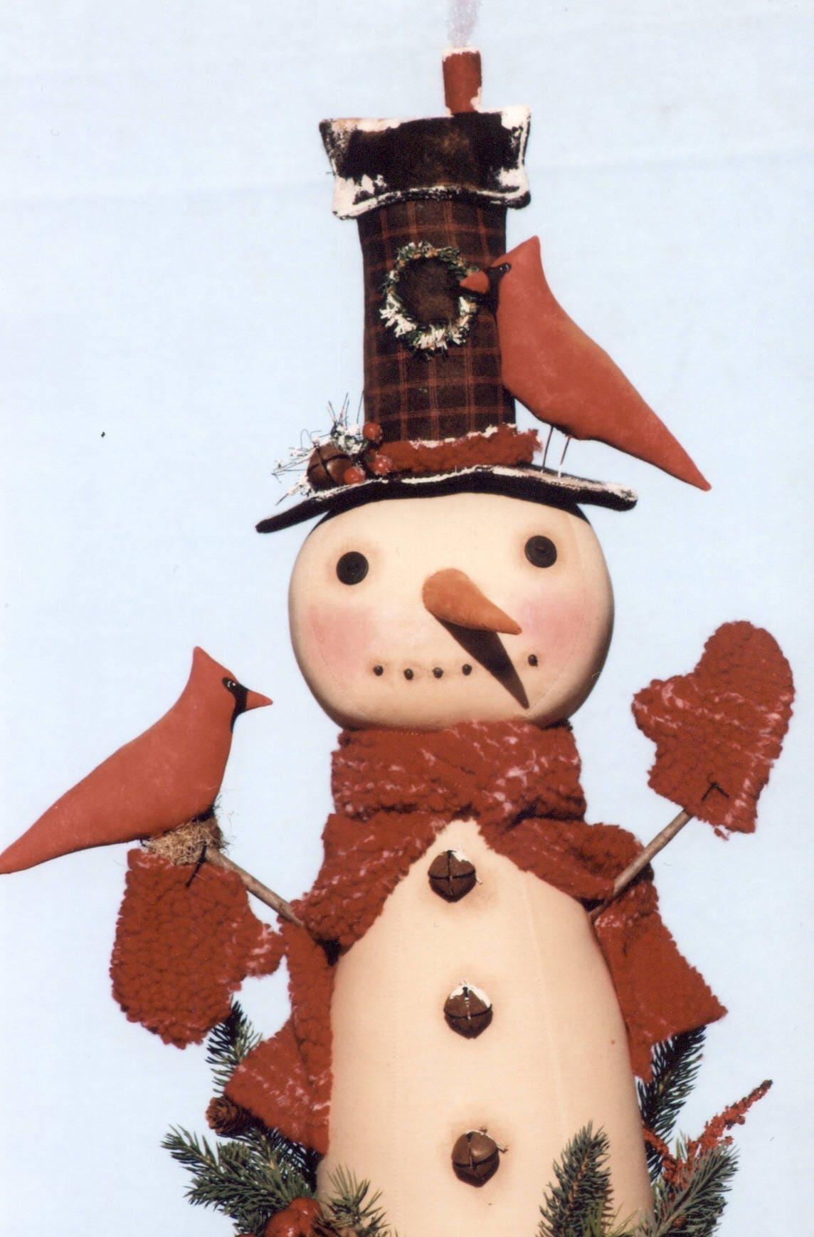 Primitive PATTERN All About the Birds Snowman - Etsy Canada