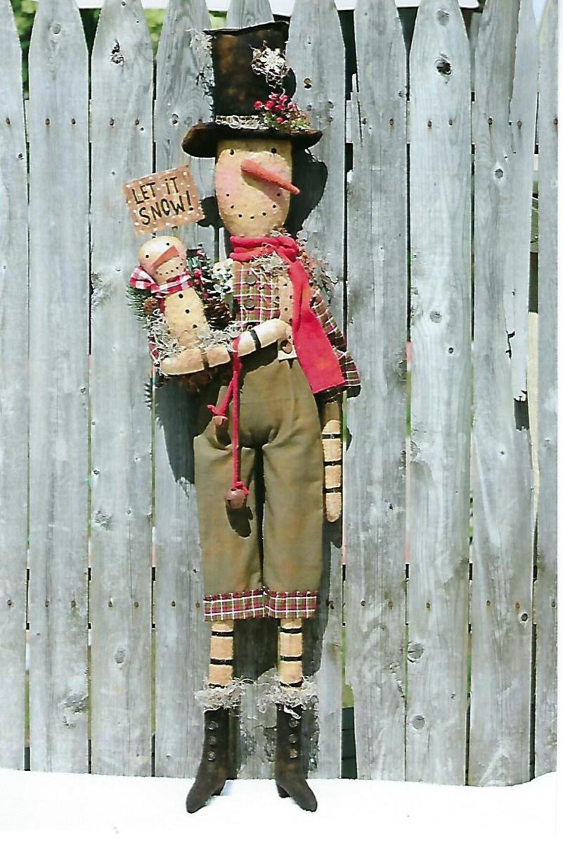 Sew Slim so Prim Snowman E-pattern - Etsy