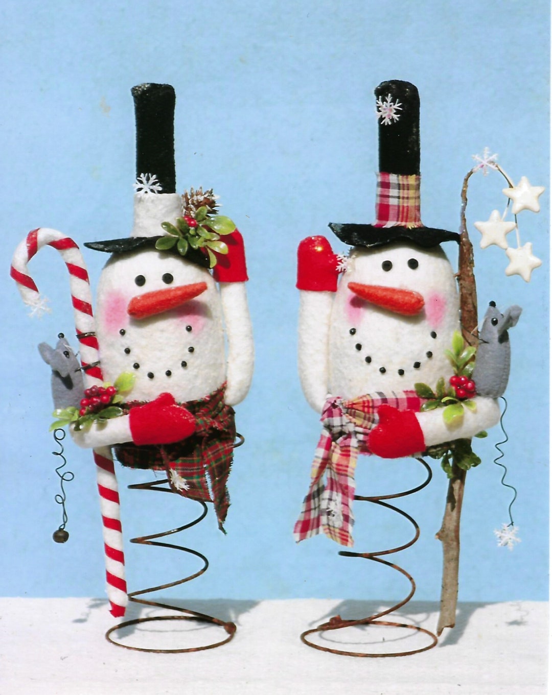 Snowman Nodders Welcome Winter E-pattern - Etsy