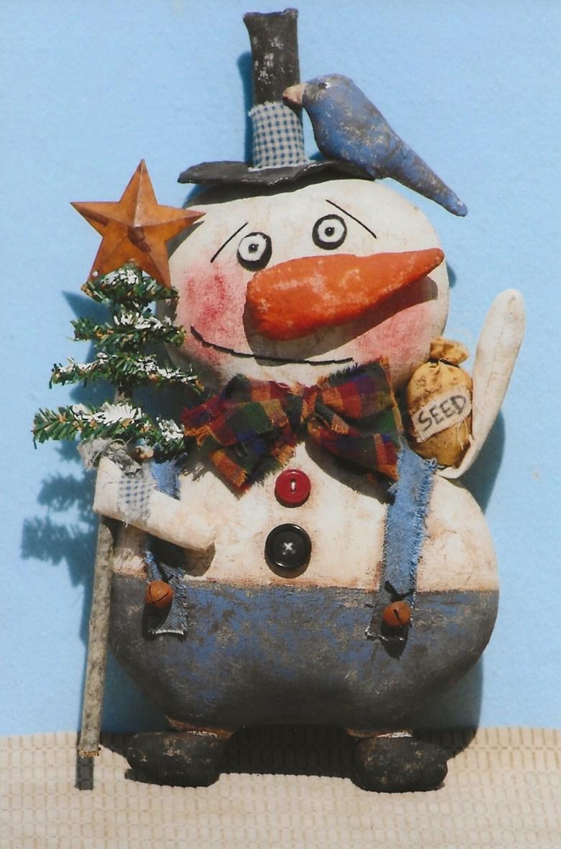 Primitive PATTERN Seasonal Frosty Prim Snowmen | Etsy