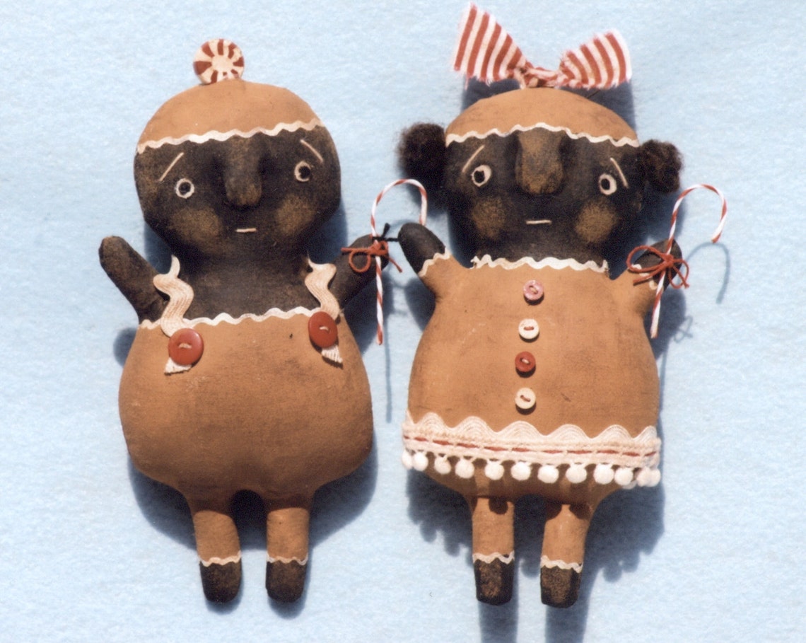 Primitive PATTERN Little Christmas Ornies | Etsy