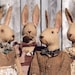Primitive PATTERN Folk Art Bunny Rabbits - Etsy Canada