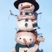 Primitive PATTERN Stick Stack Snow Snowmen - Etsy