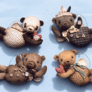 Primitive PATTERN Little Bear Blessings - Etsy