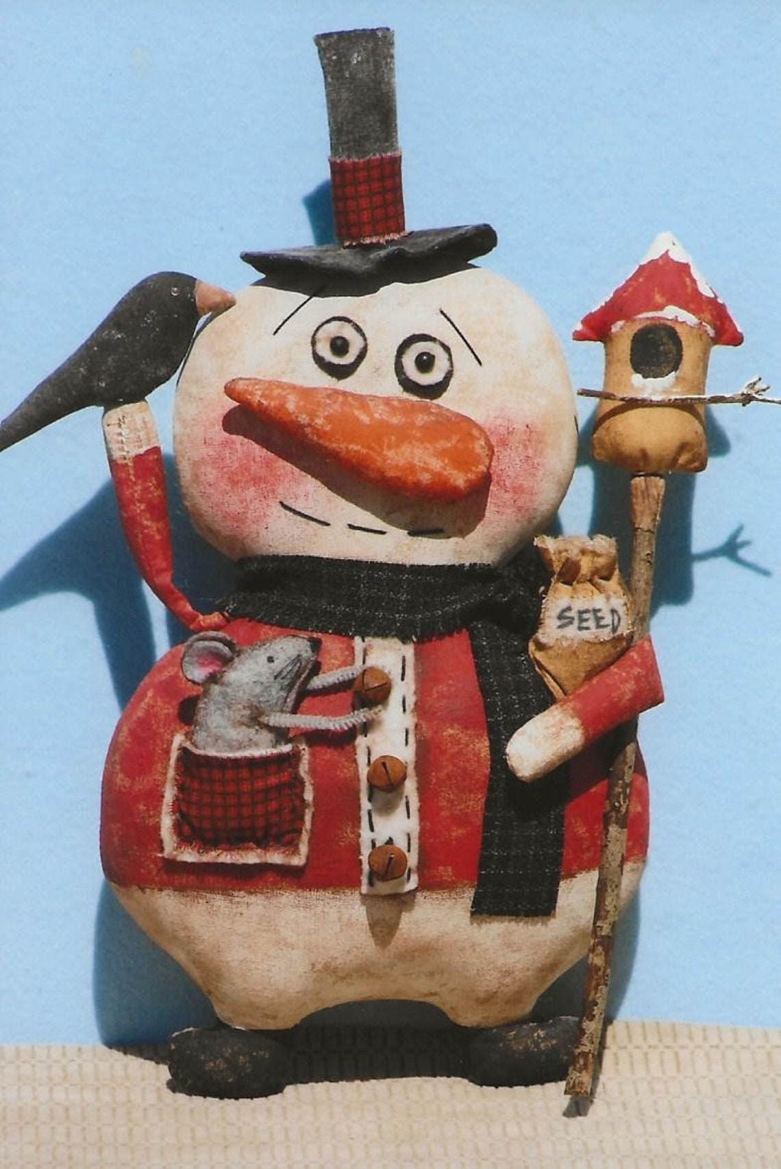 Primitive PATTERN Seasonal Frosty Prim Snowmen - Etsy