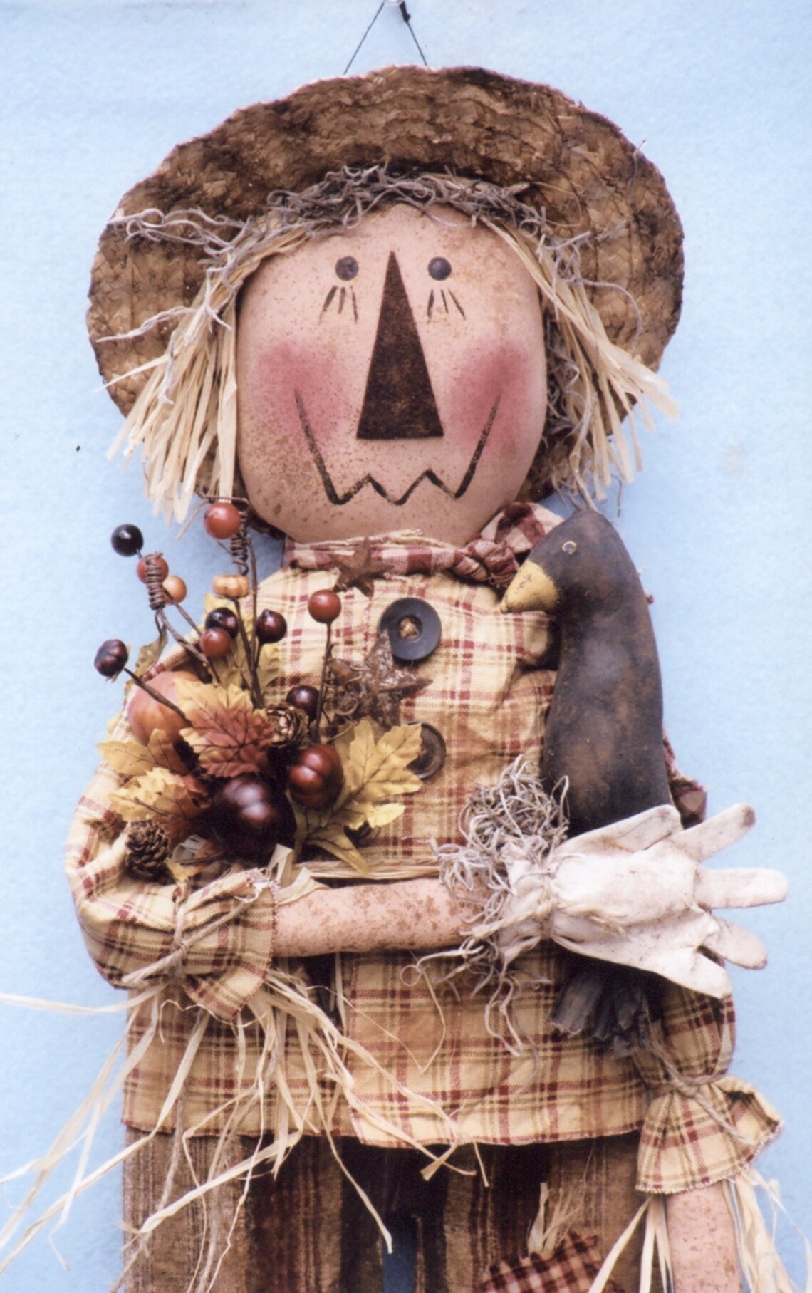 Primitive PATTERN "no Crows" Scarecrow - Etsy