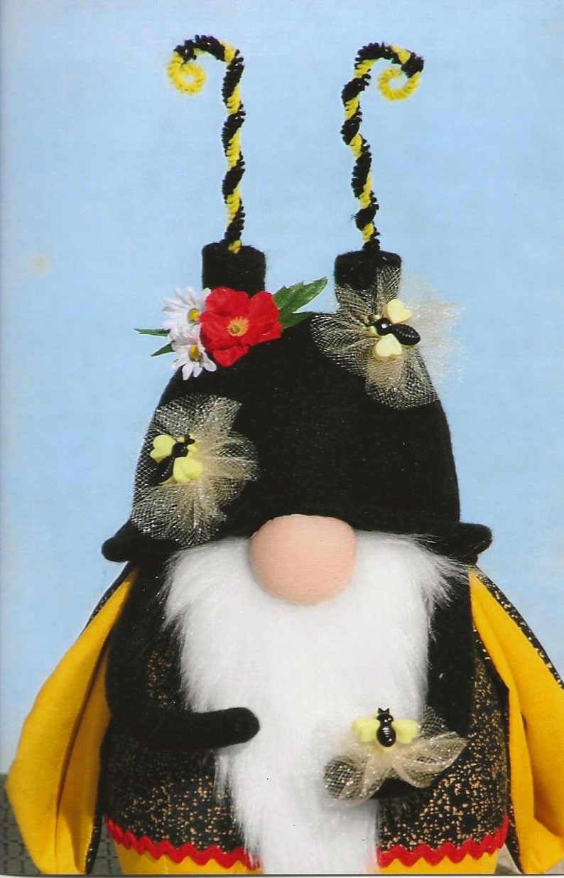 Primitive Pattern Gnome Garden Bugs - Etsy