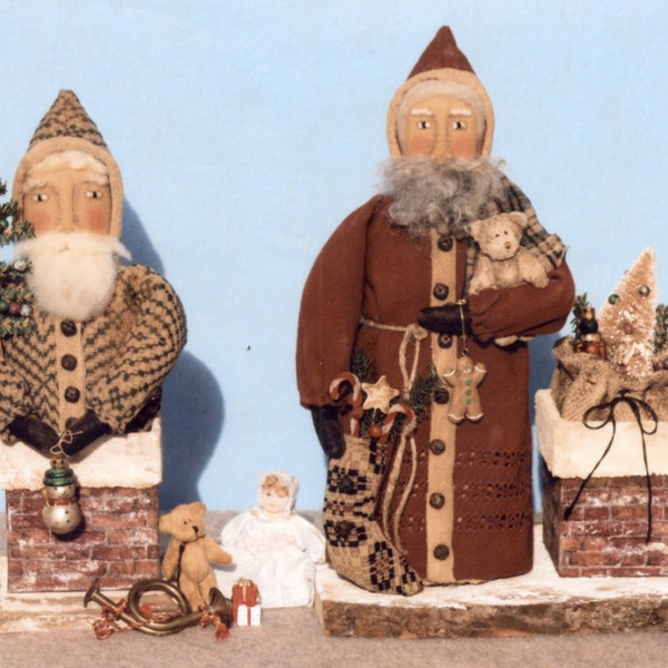 Primitive Santa Pattern - Etsy