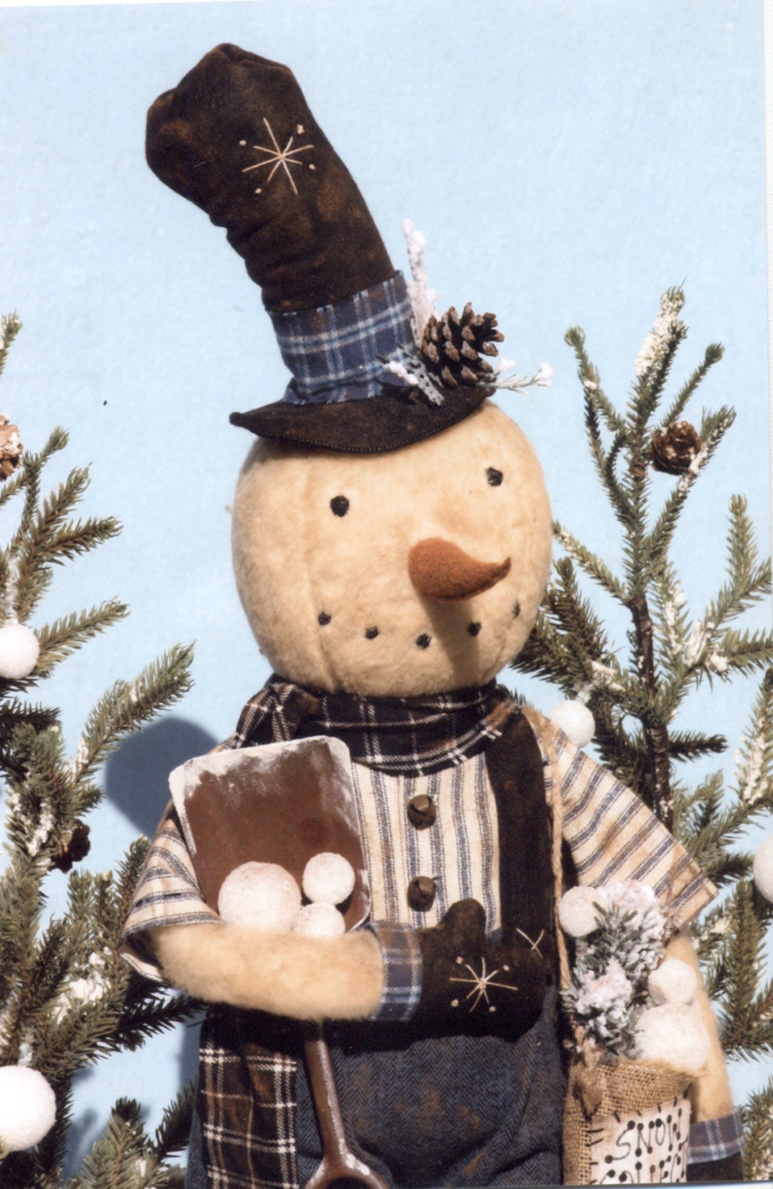 Primitive PATTERN Ye Olde Snow Collector - Etsy