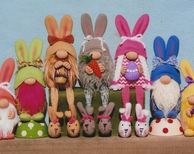Primitive PATTERN Bunny Gnomes - Etsy