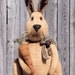 Primitive Big Boy Bunny PATTERN - Etsy