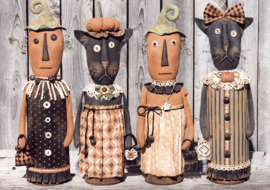 Primitive PATTERN Ladies Night Out - Etsy