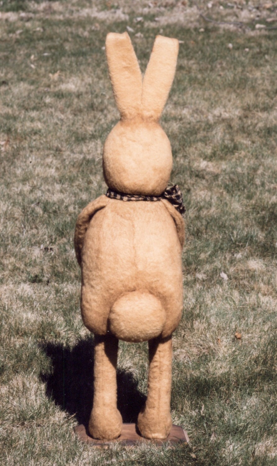 Primitive PATTERN Standing Big Boy Bunny - Etsy