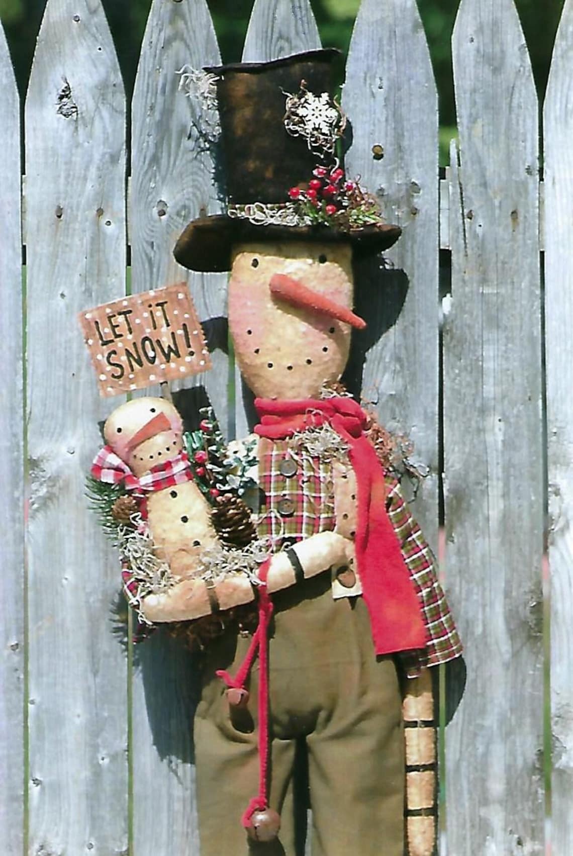 Sew Slim so Prim Snowman E-pattern - Etsy