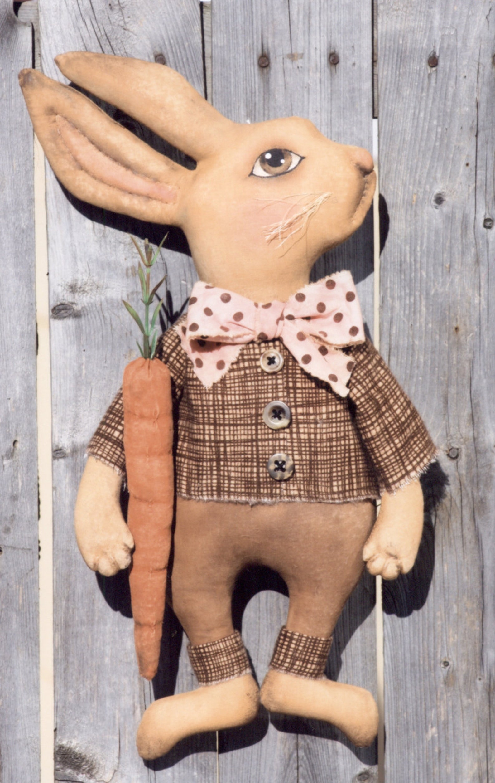 Primitive Pattern Harry and Harriet Hare - Etsy