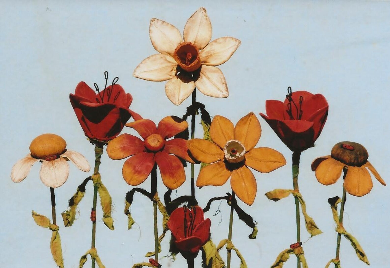 Primitive Garden Flowers Epattern - Etsy