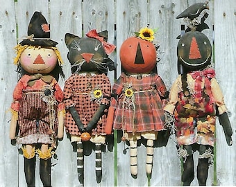 Primitive E-PATTERN Prim Bunnies Welcome Spring - Etsy