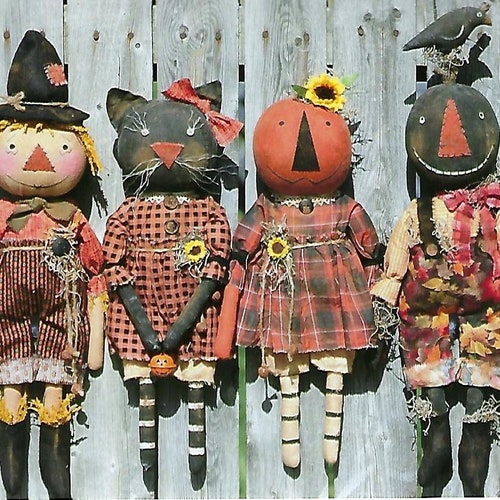 Little Darlin' Dolls for Fall E-pattern - Etsy
