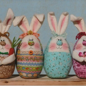 Let's Hop to It Big Bunny Eggs E-pattern - Etsy