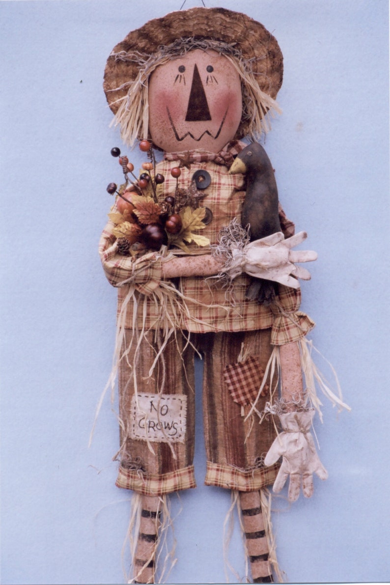 Primitive PATTERN no Crows Scarecrow - Etsy