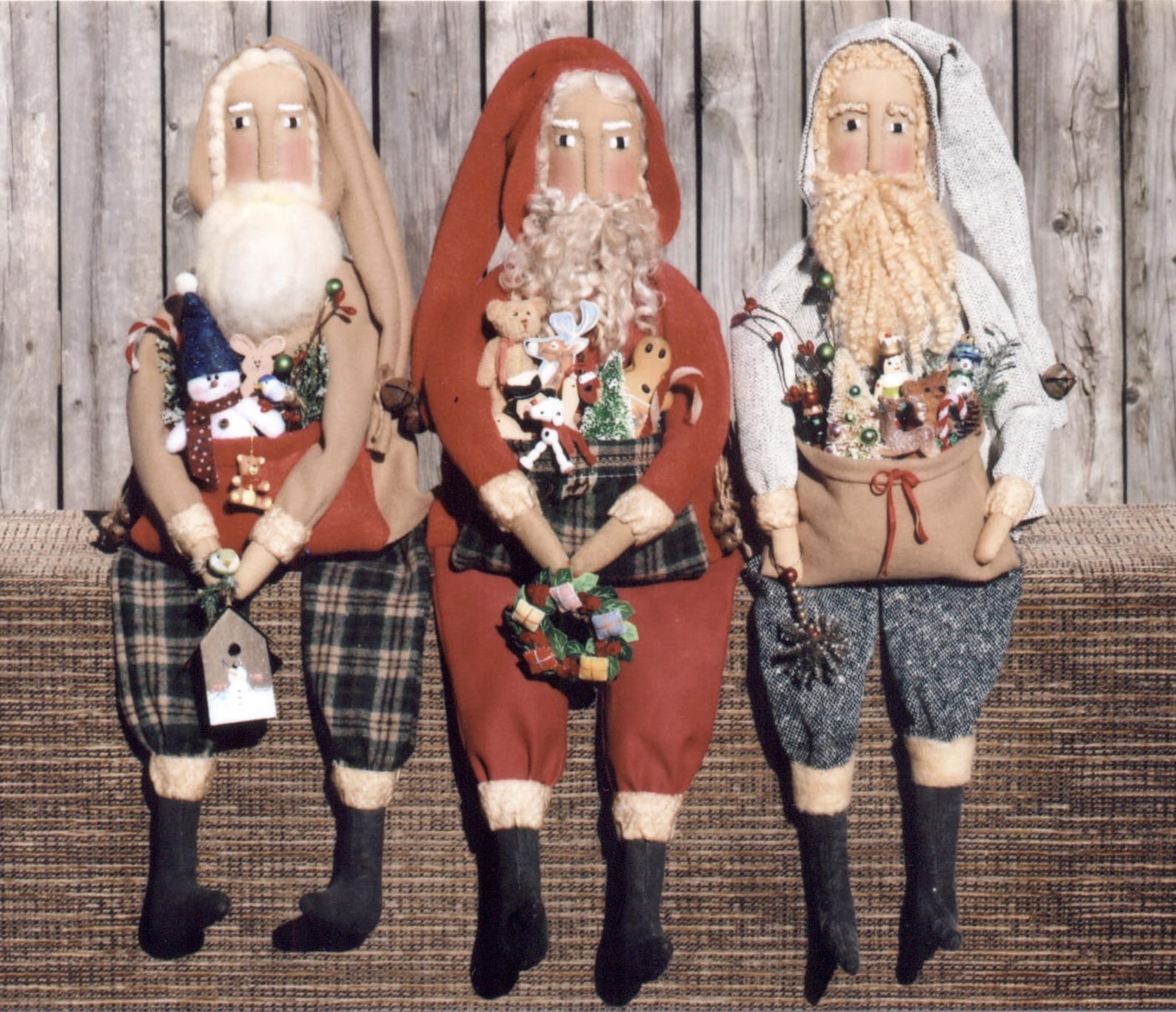 Primitive PATTERN Santa Folk - Etsy