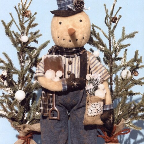 Primitive PATTERN Ye Olde Snow Collector - Etsy