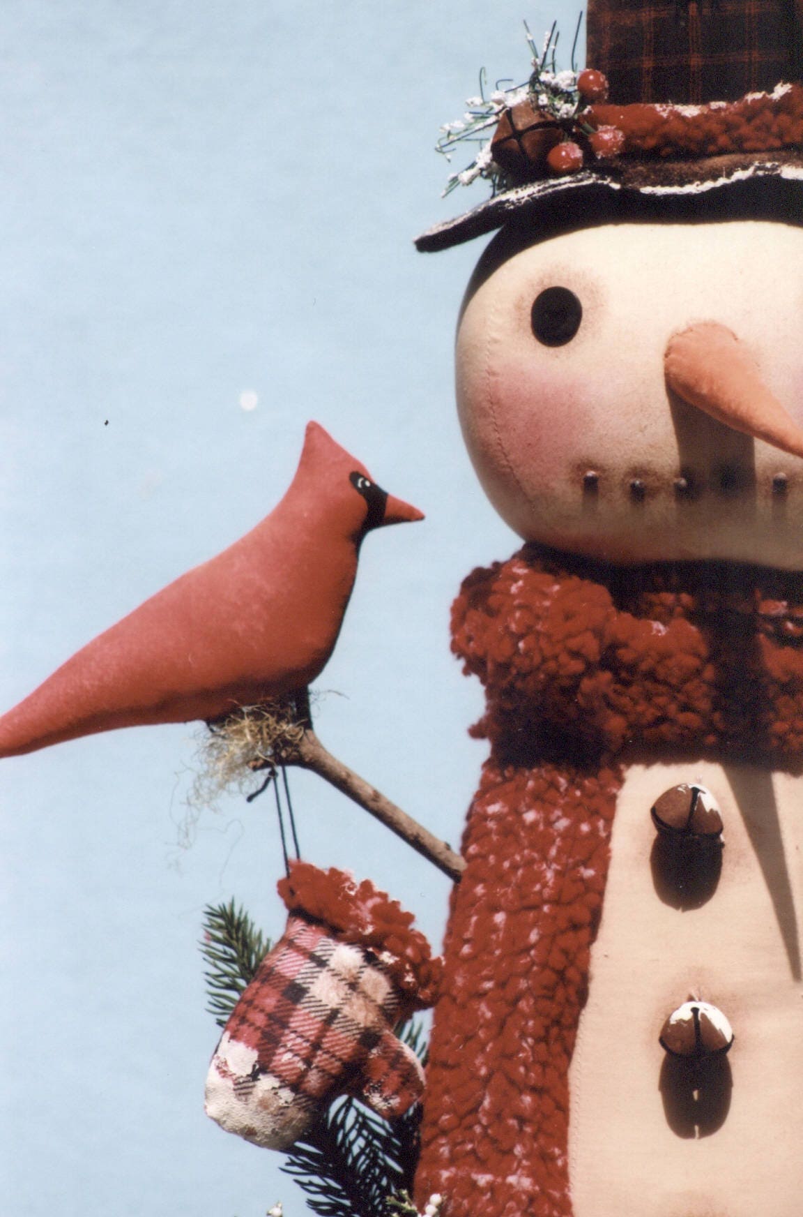 Primitive PATTERN All About the Birds Snowman - Etsy Canada