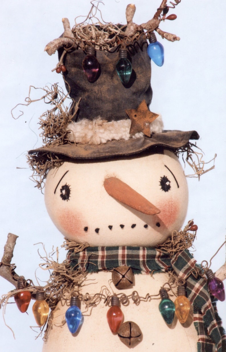 Primitive PATTERN Twigs Snowmen - Etsy Canada