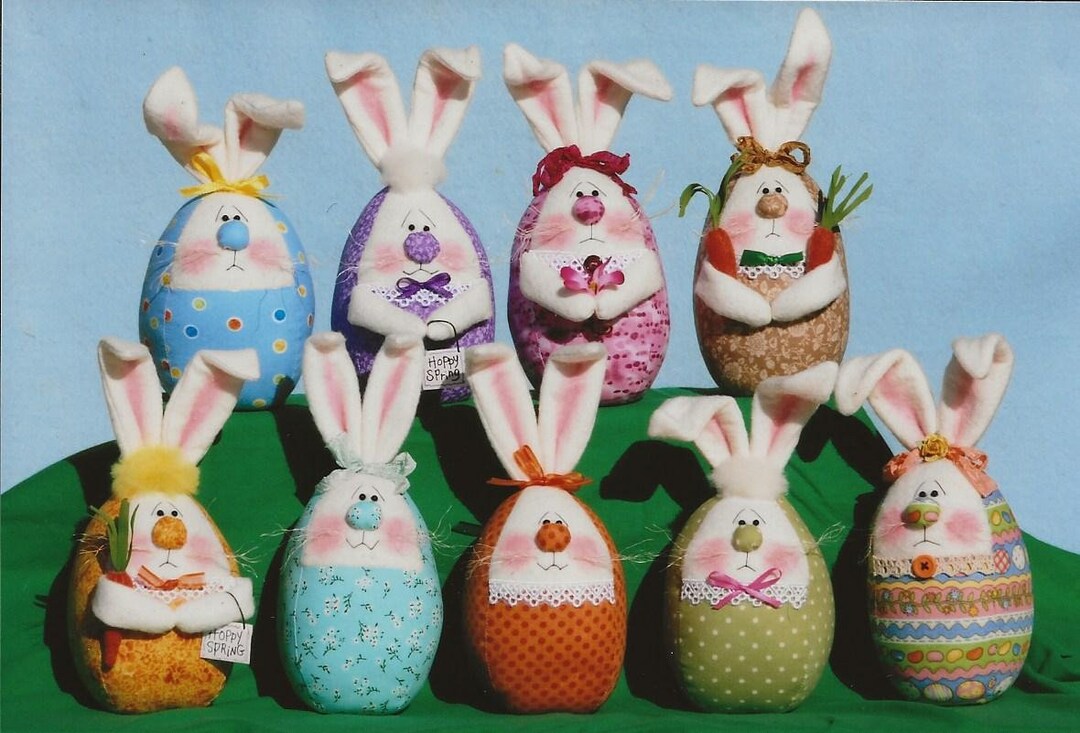 Let's Hop to It Big Bunny Eggs E-pattern - Etsy