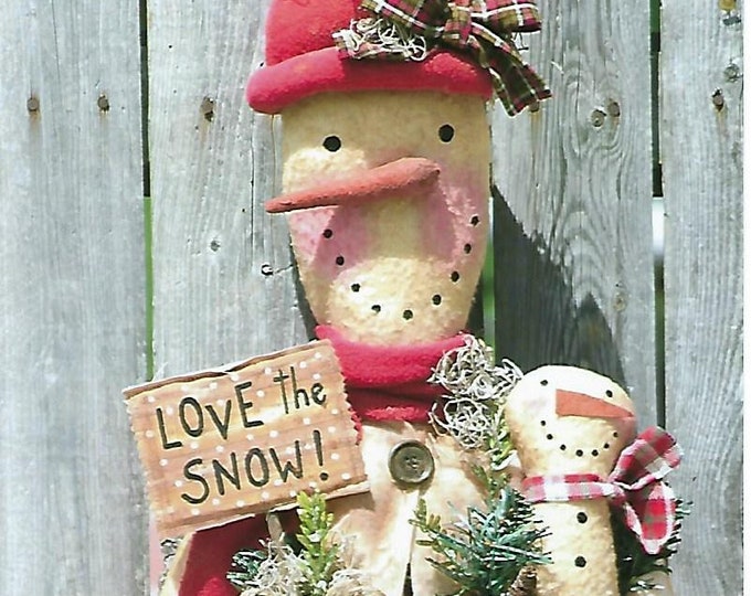 Sew Slim so Prim Snowman E-pattern - Etsy