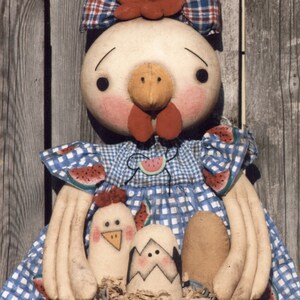 Primitive E-pattern Chelsea Chicken - Etsy