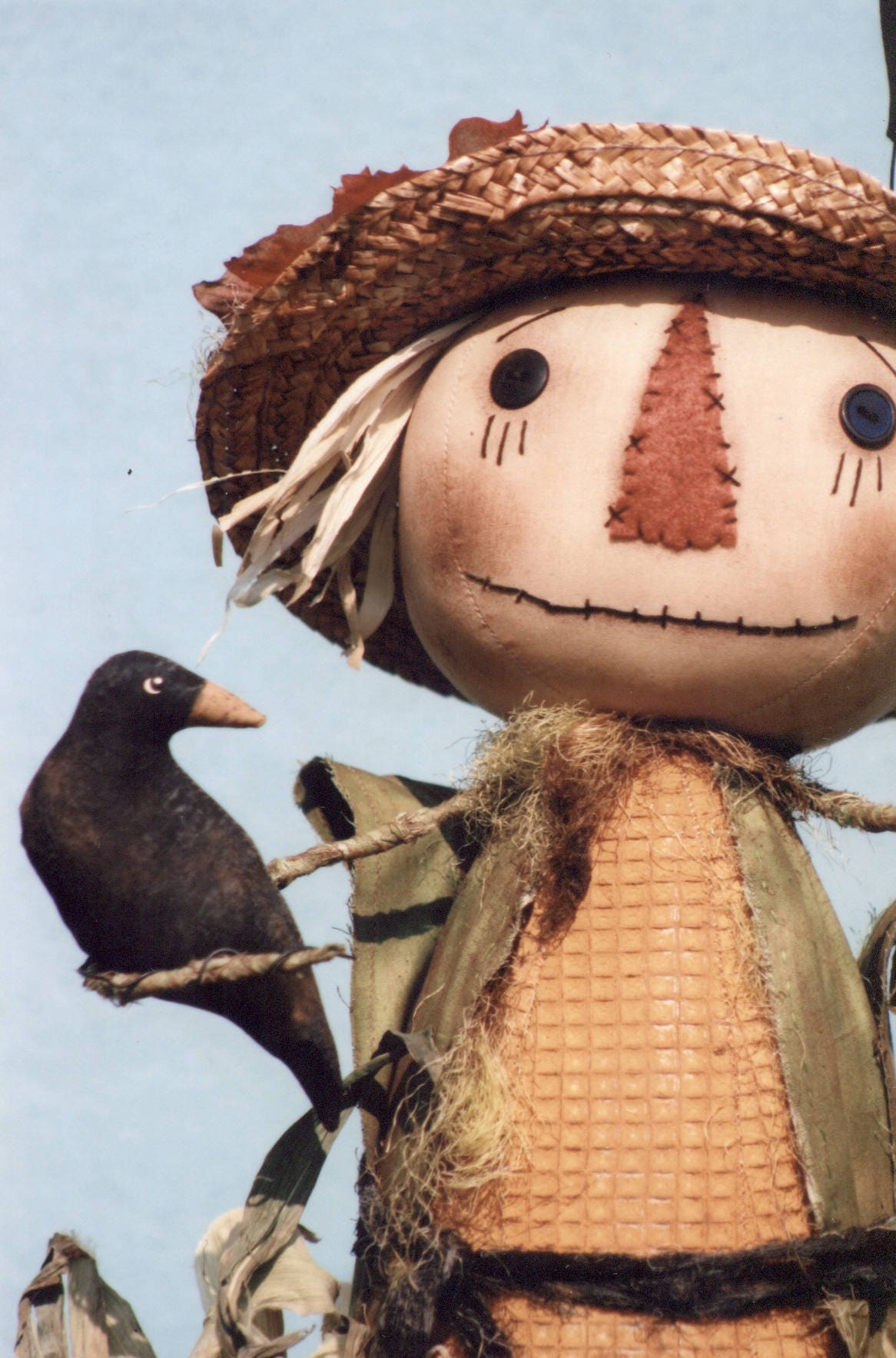 Primitive PATTERN Corny Scarecrow - Etsy