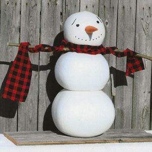 Woodland Snowman PATTERN - Etsy