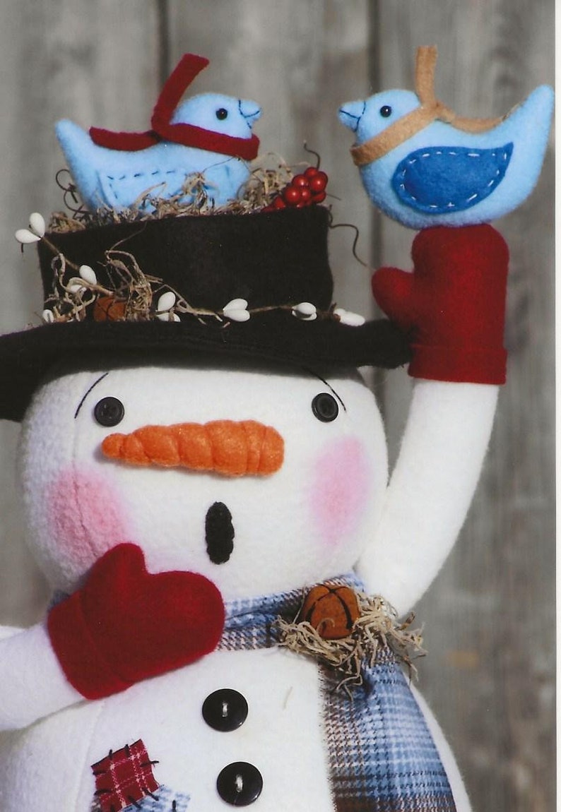 Roly Poly Snowmen E-pattern - Etsy