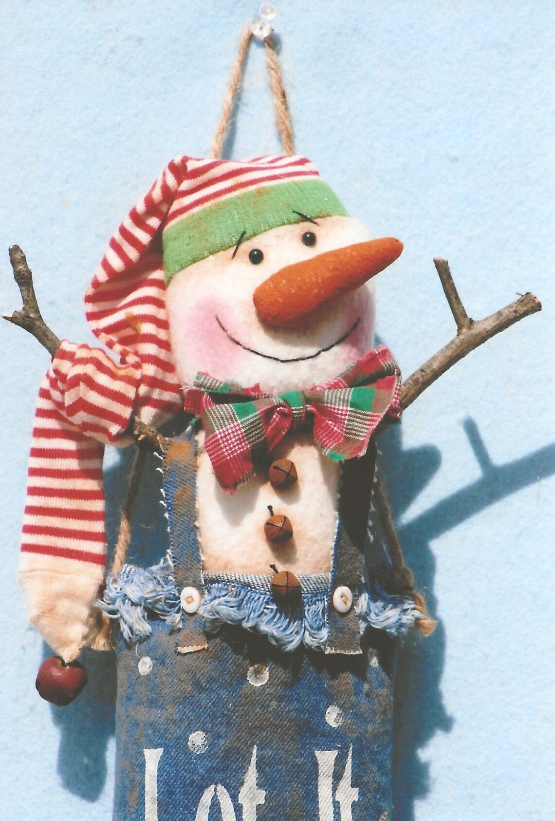 Packed Snow Sack Primitive Epattern - Etsy