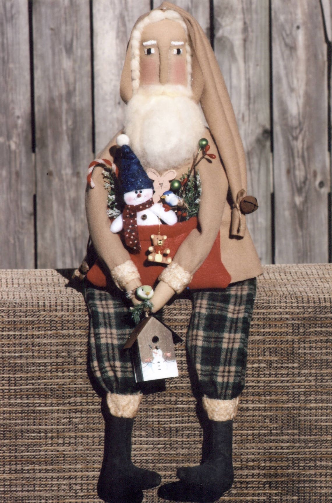 Primitive PATTERN Santa Folk - Etsy